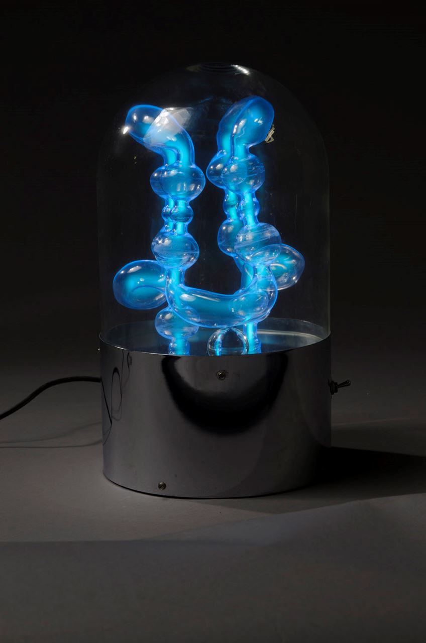 Blue Neon Glass Sculpture | Hieronymus Objects
