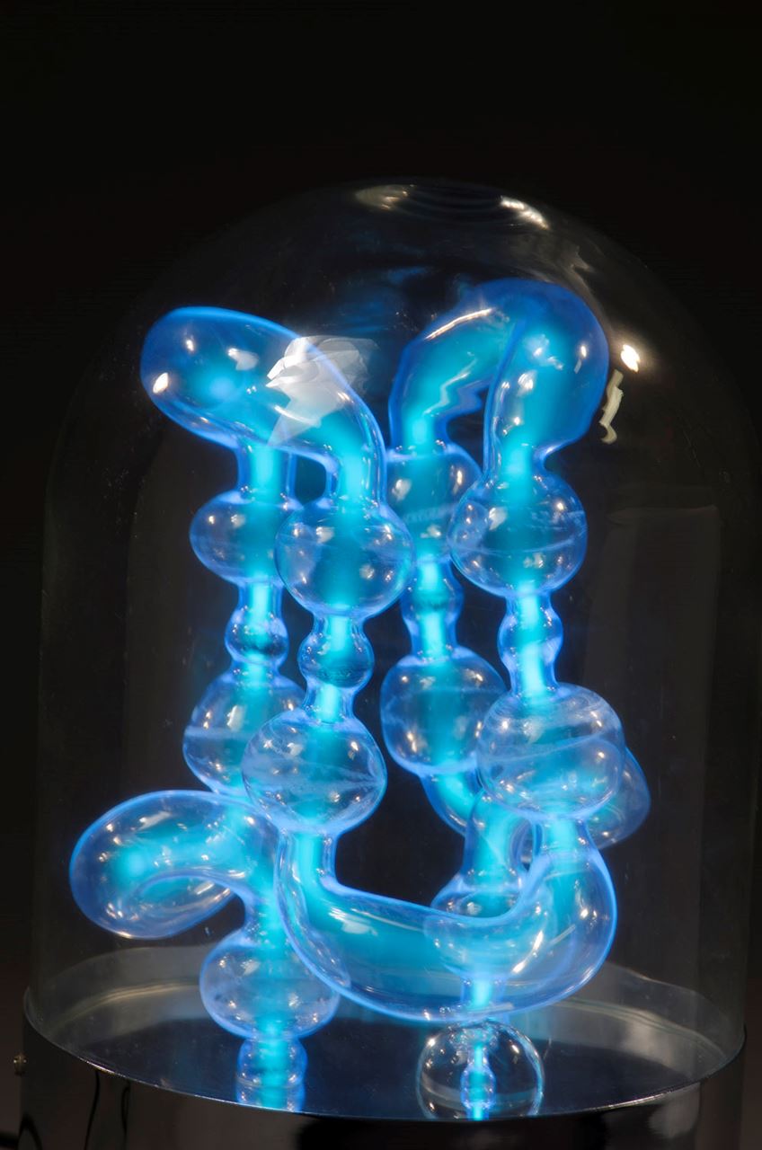 Blue Neon Glass Sculpture | Hieronymus Objects