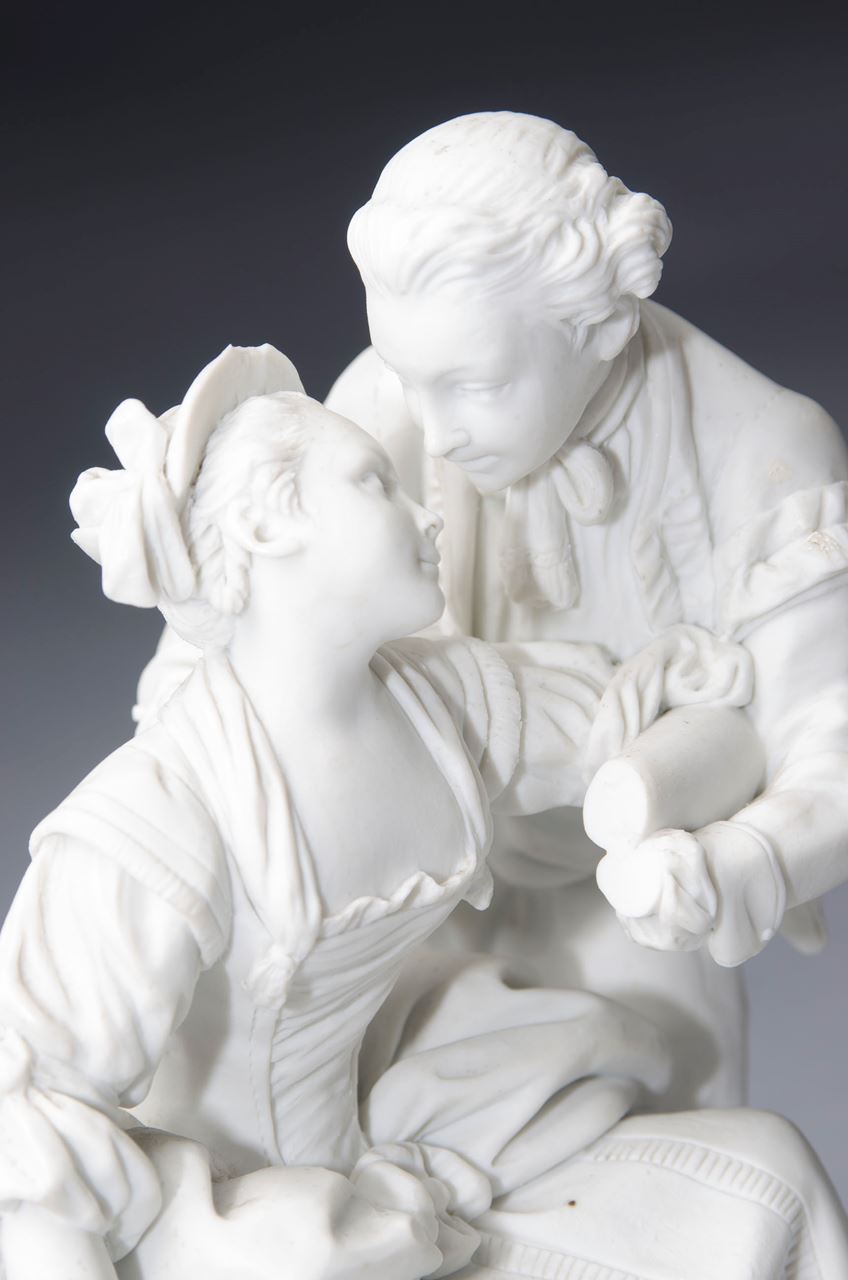 Sevres-style Bisque Figural Group | Hieronymus Objects