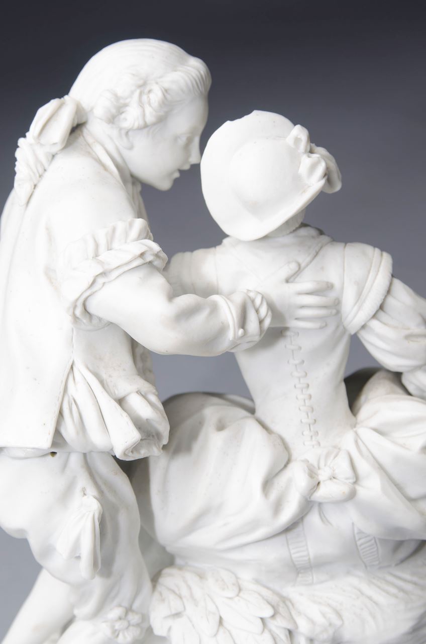 Sevres-style Bisque Figural Group | Hieronymus Objects