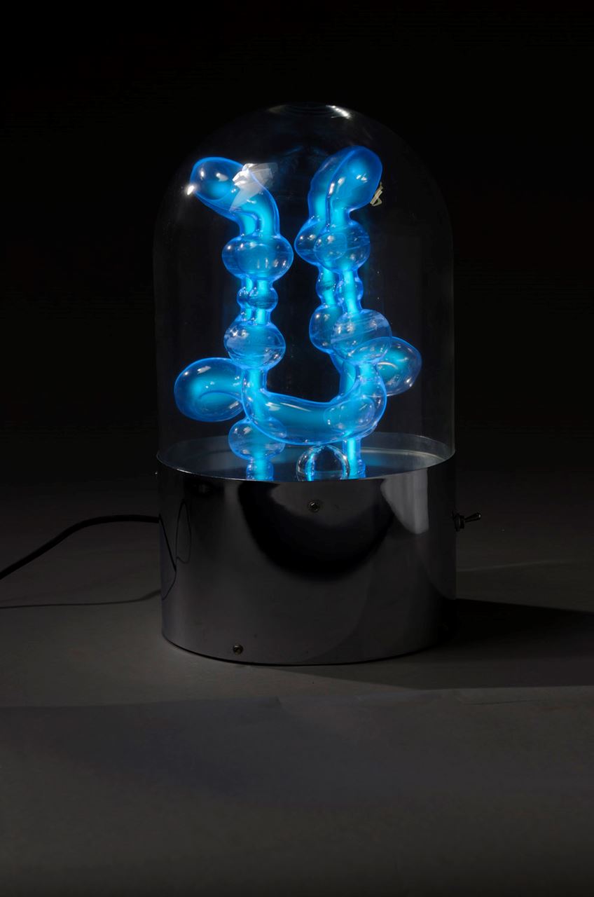Blue Neon Glass Sculpture | Hieronymus Objects